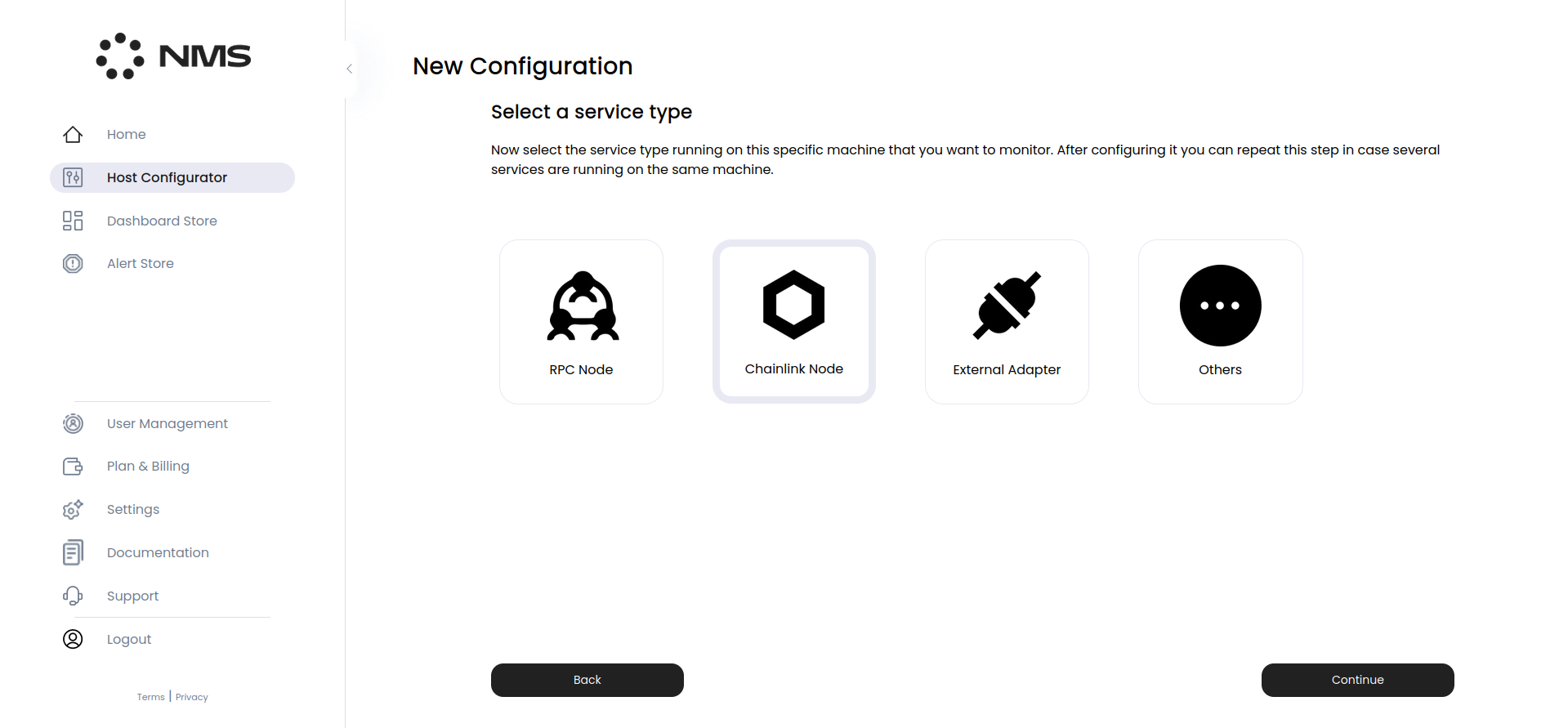 LinkRiver presents the novel Node Monitoring Service (NMS)