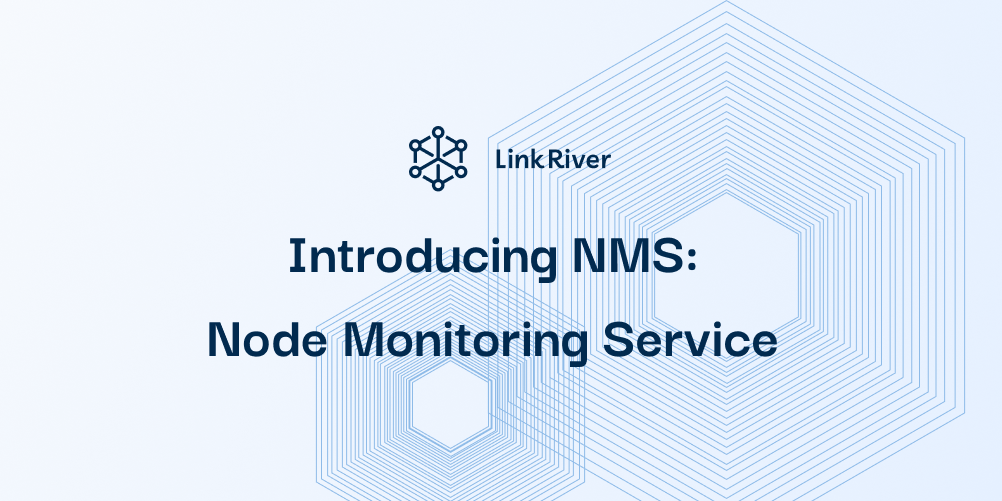 LinkRiver presents the novel Node Monitoring Service (NMS)